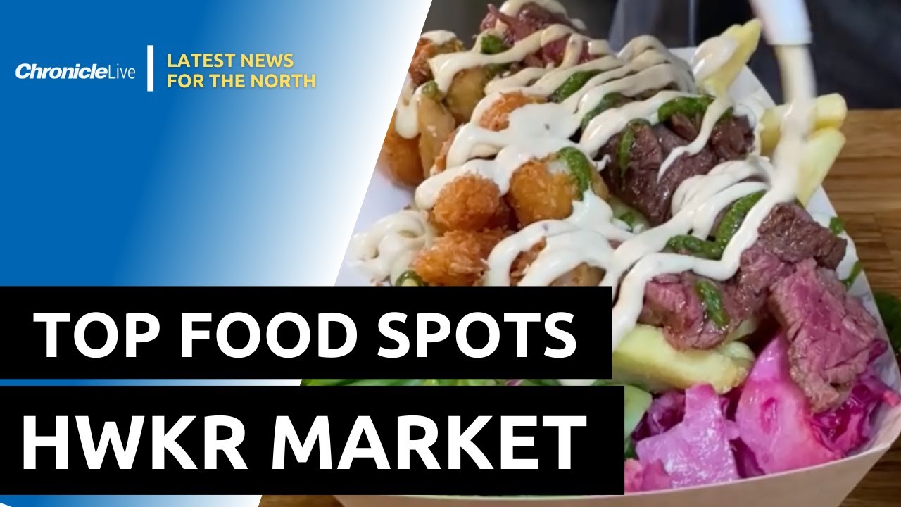 Top food spots in Gateshead's HWKR Market - YouTube