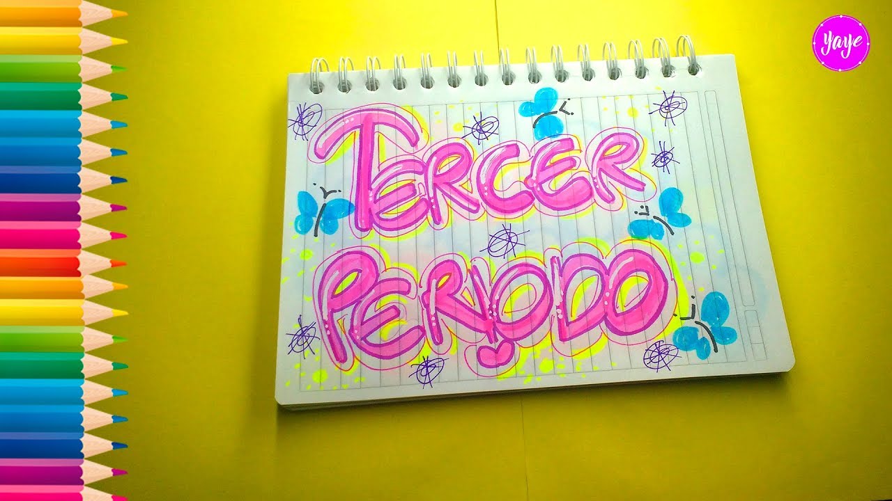 IDEAS HERMOSAS PARA DIBUJAR TERCER PERIODO - LETRA TIMOTEO - Cómo ...