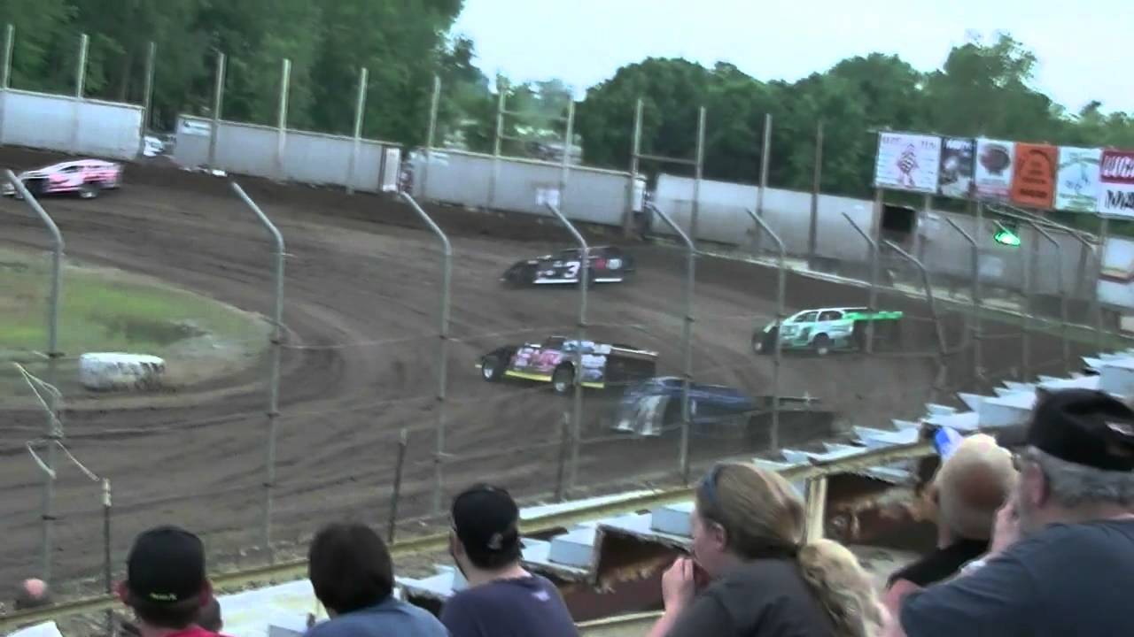 6 18 2014 grain valley speedway usmts heat 3 - YouTube