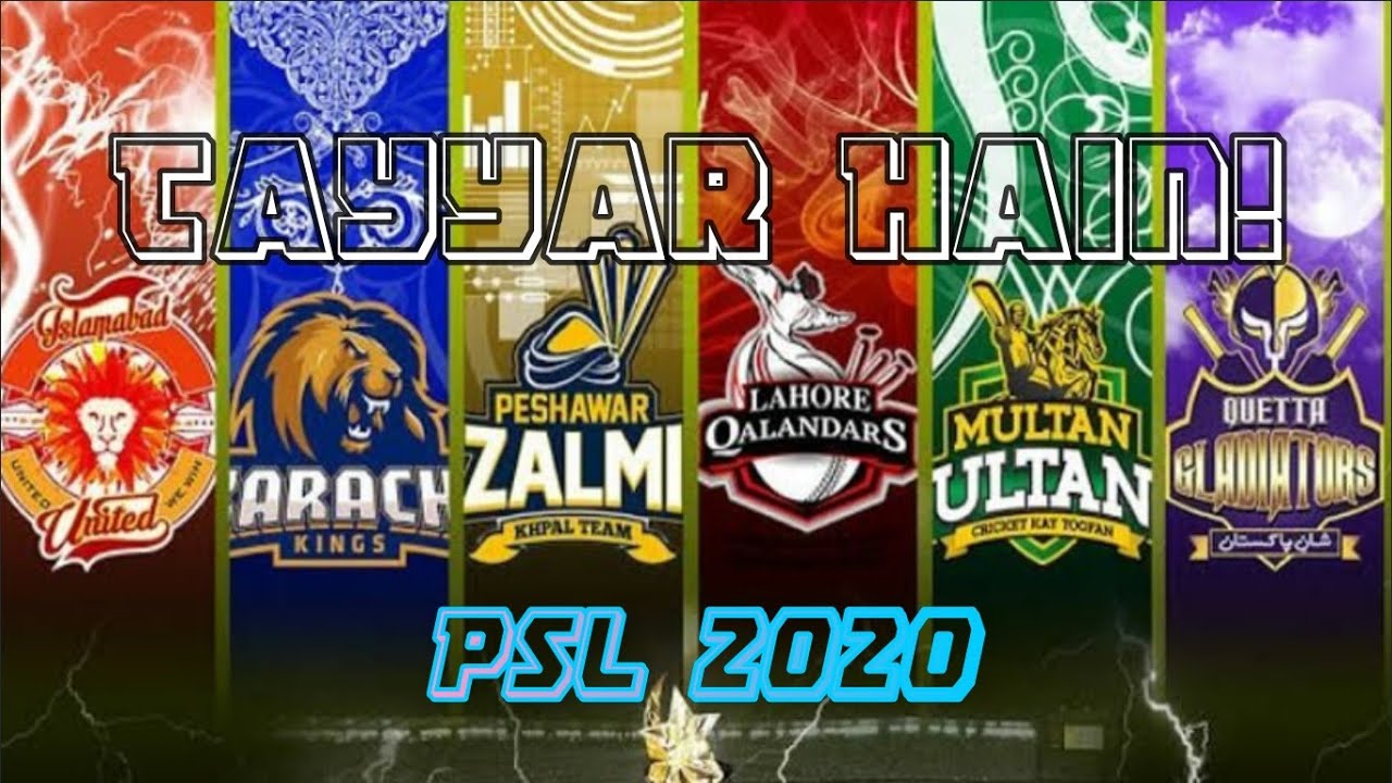 Tayyar Hain PSL 2020 Song - YouTube