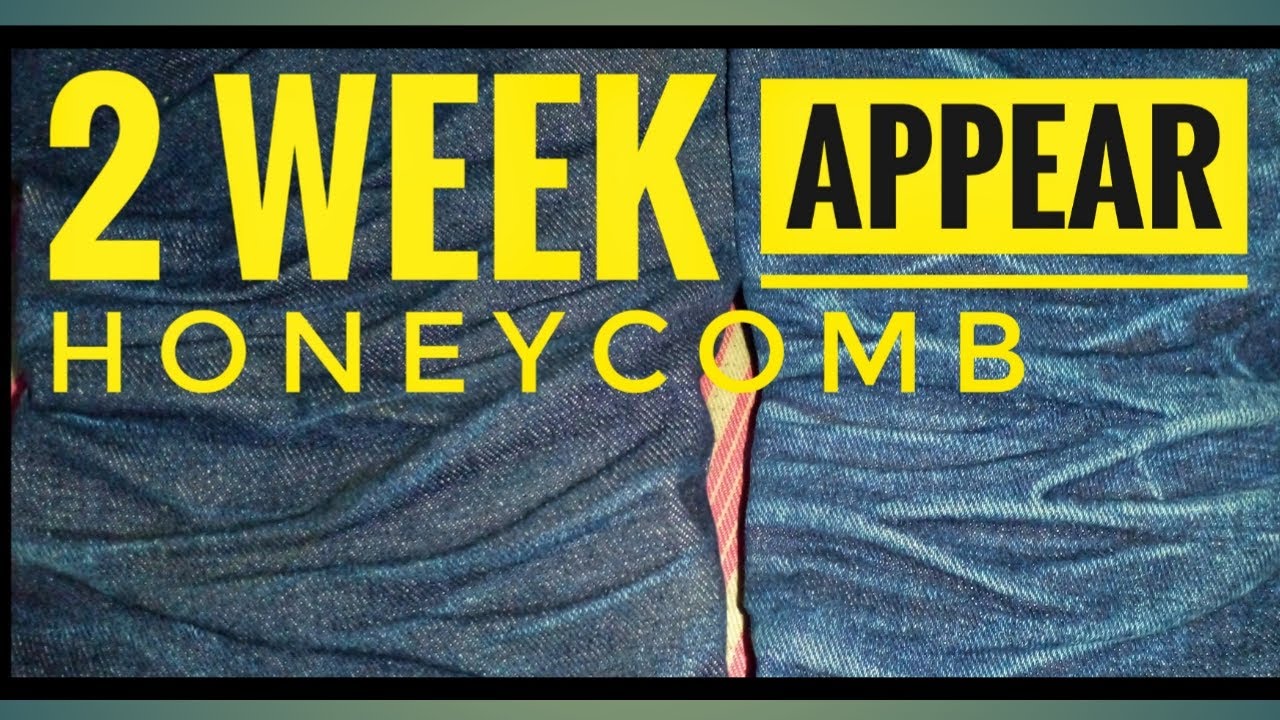 cara bikin fade honeycomb di celana jeans raw selvedge instan - YouTube