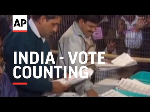 India - Vote counting - YouTube
