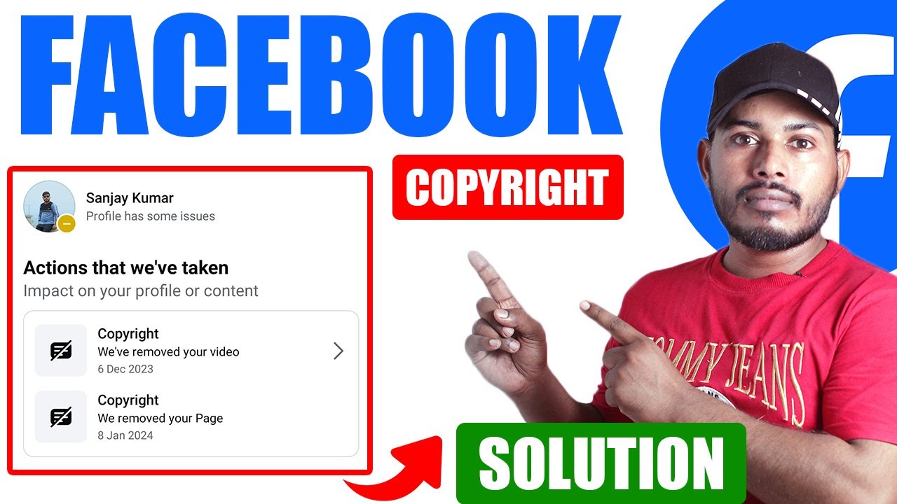 Facebook Copyright Claim | Facebook Copyright Problem, Facebook ...