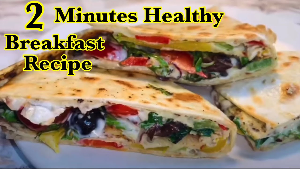 Healthy Breakfast Recipe | 2 Minutes Recipe | Easy & Quick Breakfast ...