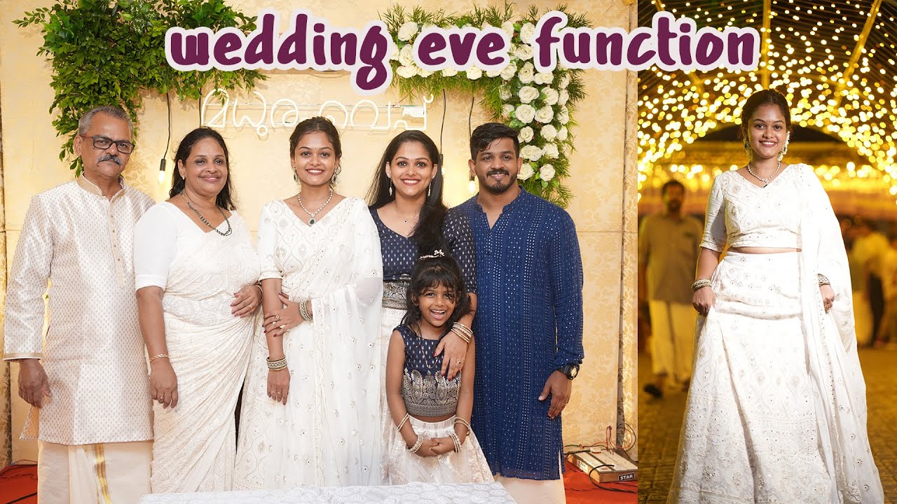 Wedding evening function || Madhuramvepp ||My sisters madhuramvepp ...