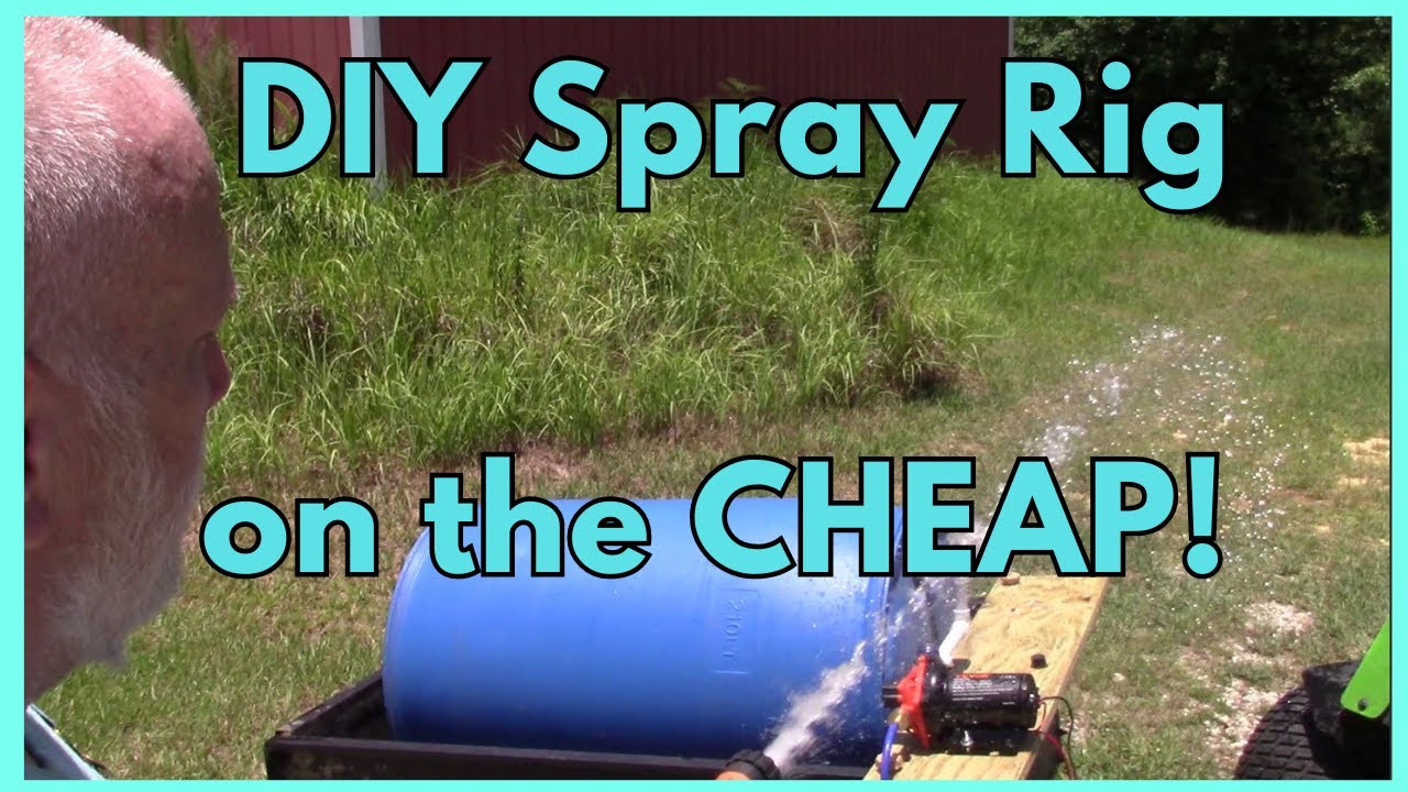 DIY Ag Sprayer- On the Cheap - YouTube