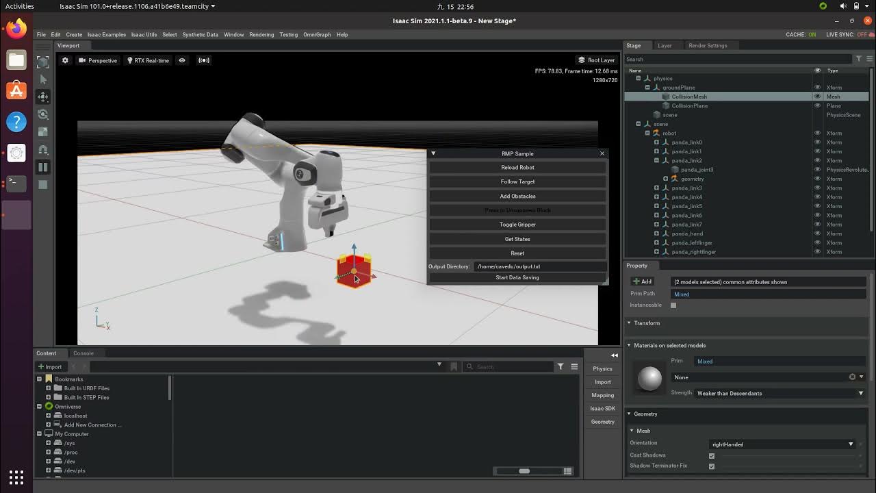NVIDIA 推出的機器人模擬平臺 Isaac Sim-機械手臂 / NVIDIA's new robot simulation ...