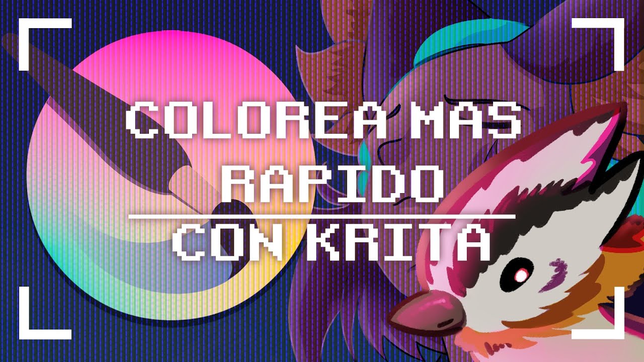 ¿Cómo colorear más rápido? [Tutorial] Krita: Colorize mask. - YouTube