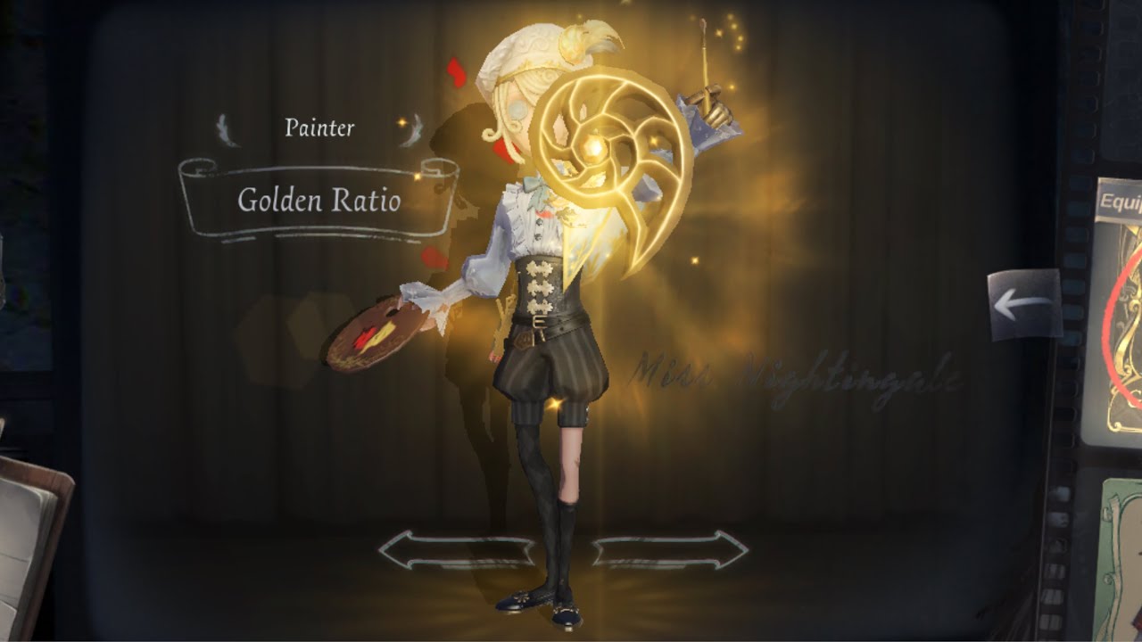 Identity V: Painter Golden Ratio S Tier Skin Gameplay - YouTube