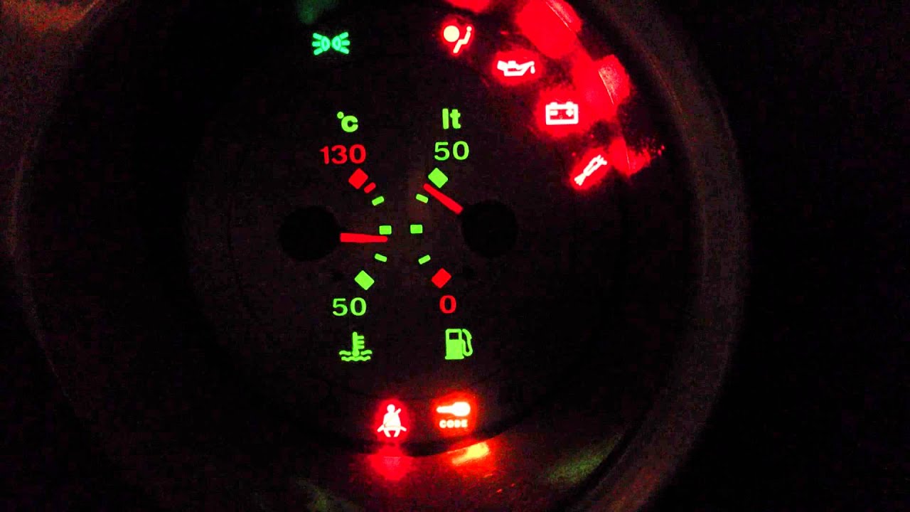 fiat injector light failure - YouTube