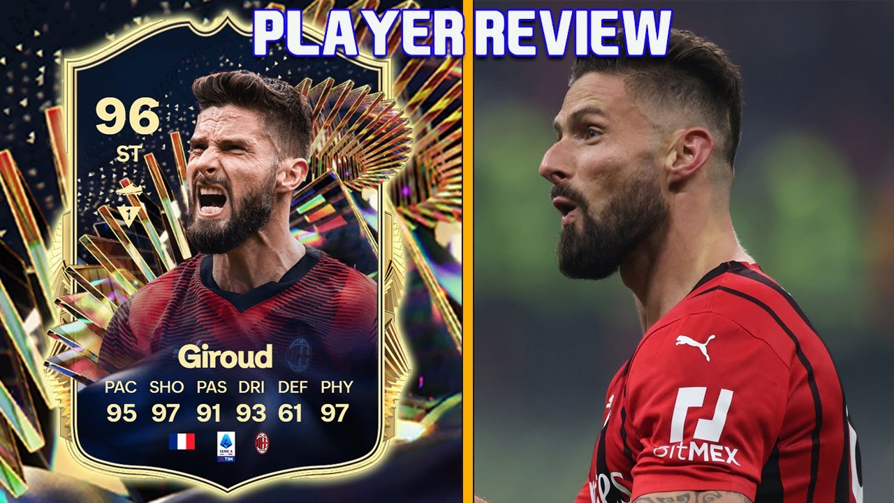BEST ST IN THE GAME! 🤩 96 TOTS GIROUD PLAYER REVIEW! FC 24 ULTIMATE ...