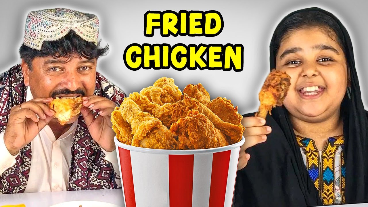 Tribal People Try Fried Chicken For The First Time - YouTube
