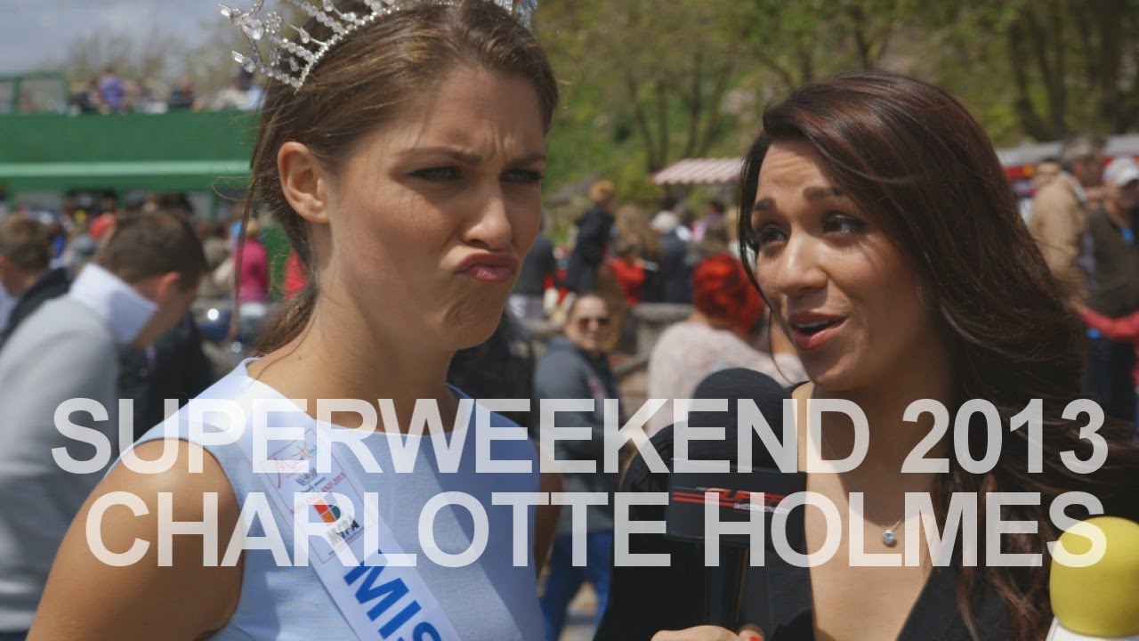 SuperWeekend 2013: Charlotte Holmes/Miss England 2012 Interview - YouTube