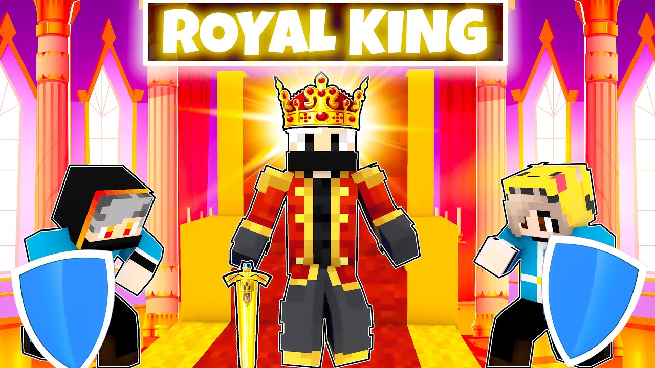 Becoming The ROYAL KING In Minecraft (Hindi) - YouTube