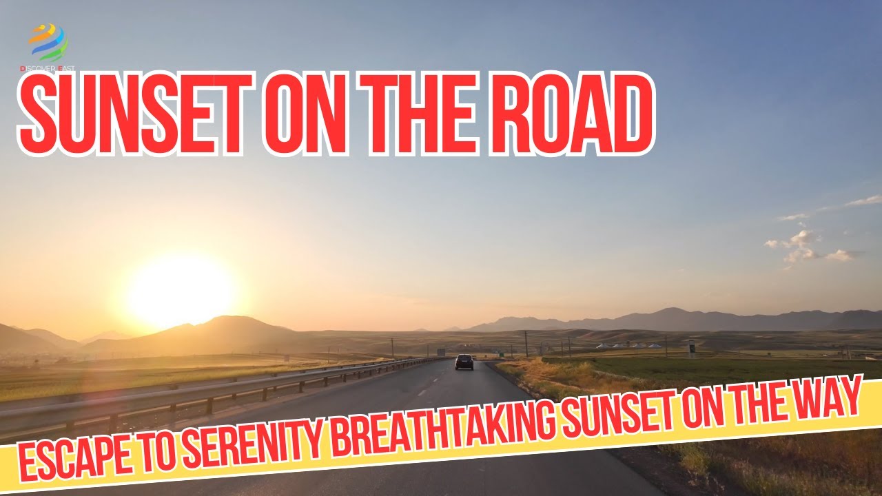 Escape to Serenity Breathtaking Sunset on the Way - YouTube