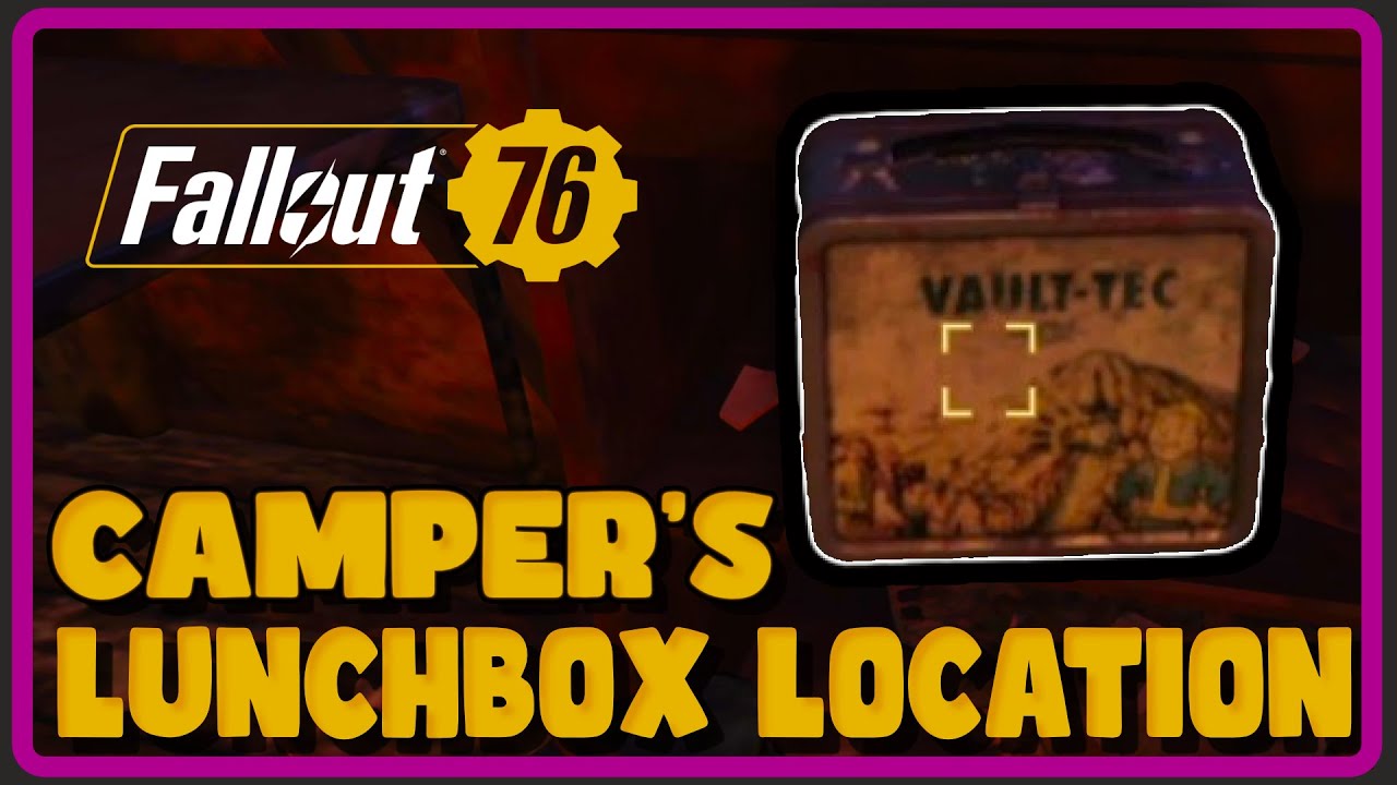Camper's Lunchbox Location Fallout 76 - YouTube