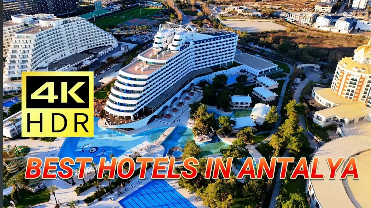 Drone footage of MOST EXCLUSIVE HOTELS in ANTALYA / TURKEY 4K - YouTube