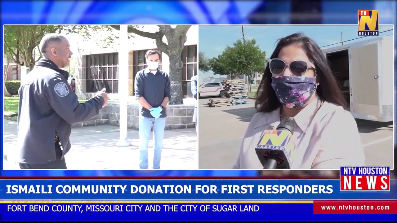 Ismaili Community Donation For The First Responders - YouTube