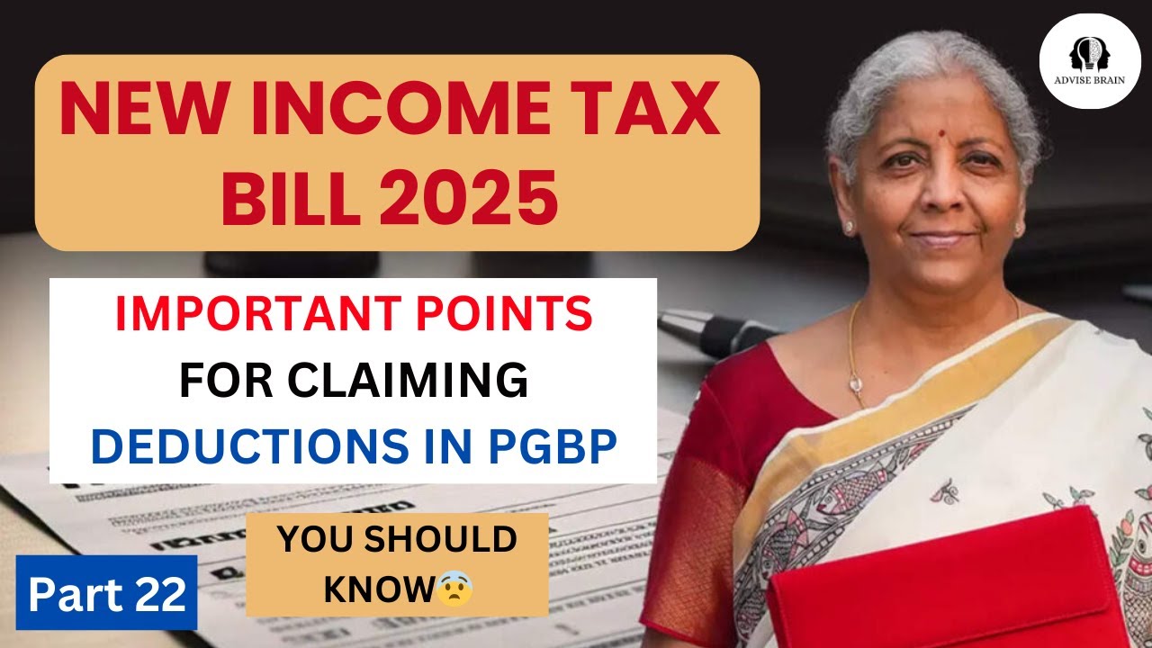Important Point to Remember while Claiming Deduction in PGBP | Part 22 ...