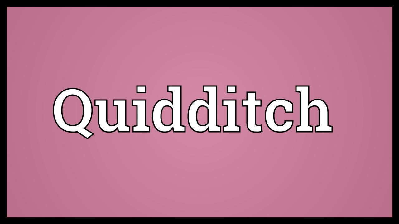Quidditch Meaning - YouTube