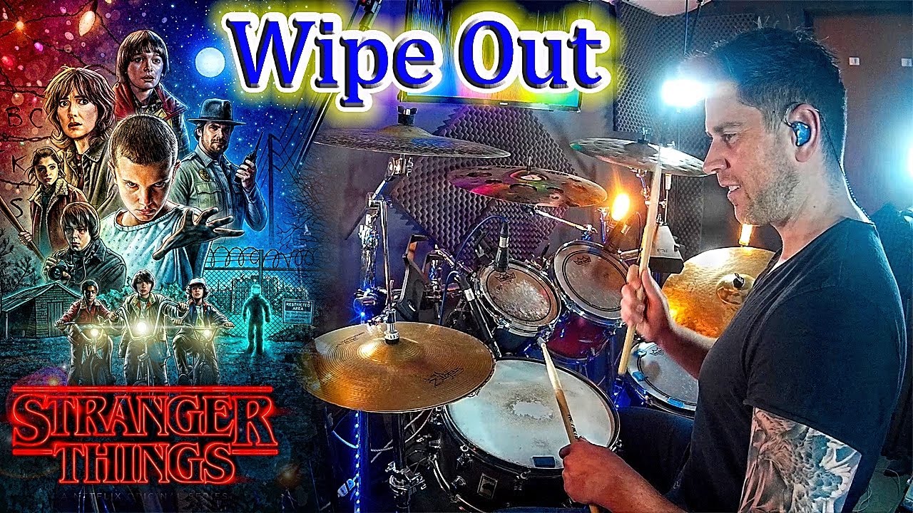 Learn To Play WIPE OUT The Surfaris Drum Tutorial Lesson *Stranger ...
