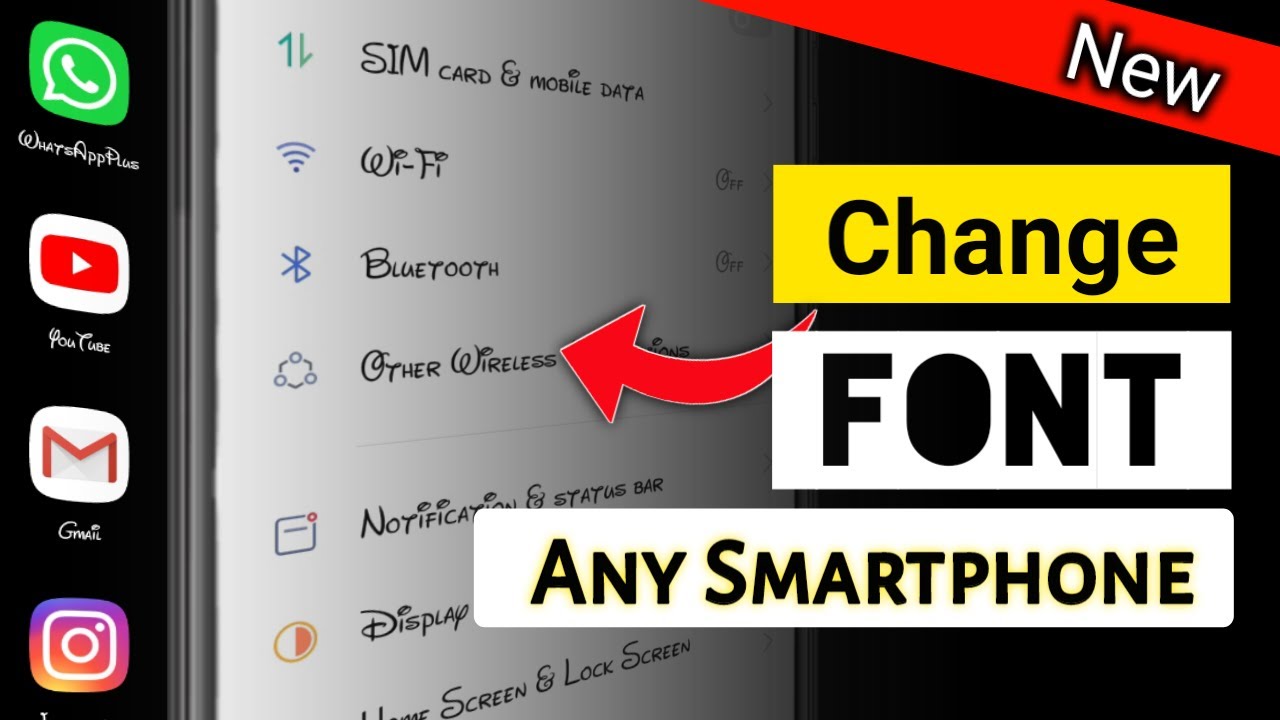How To Change Font Style In Any Android Device Front Style Font How To Change Font Style In Any Android Device Front Style Font