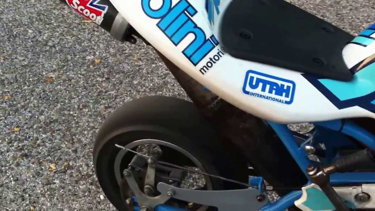 minimoto con blocco minarelli v1 80 polini - YouTube