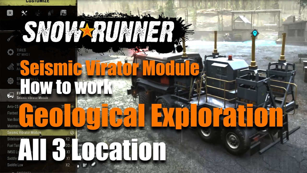 SnowRunner Geological Exploration Location | لعبة سنورنر مهمة الاستكشاف ...