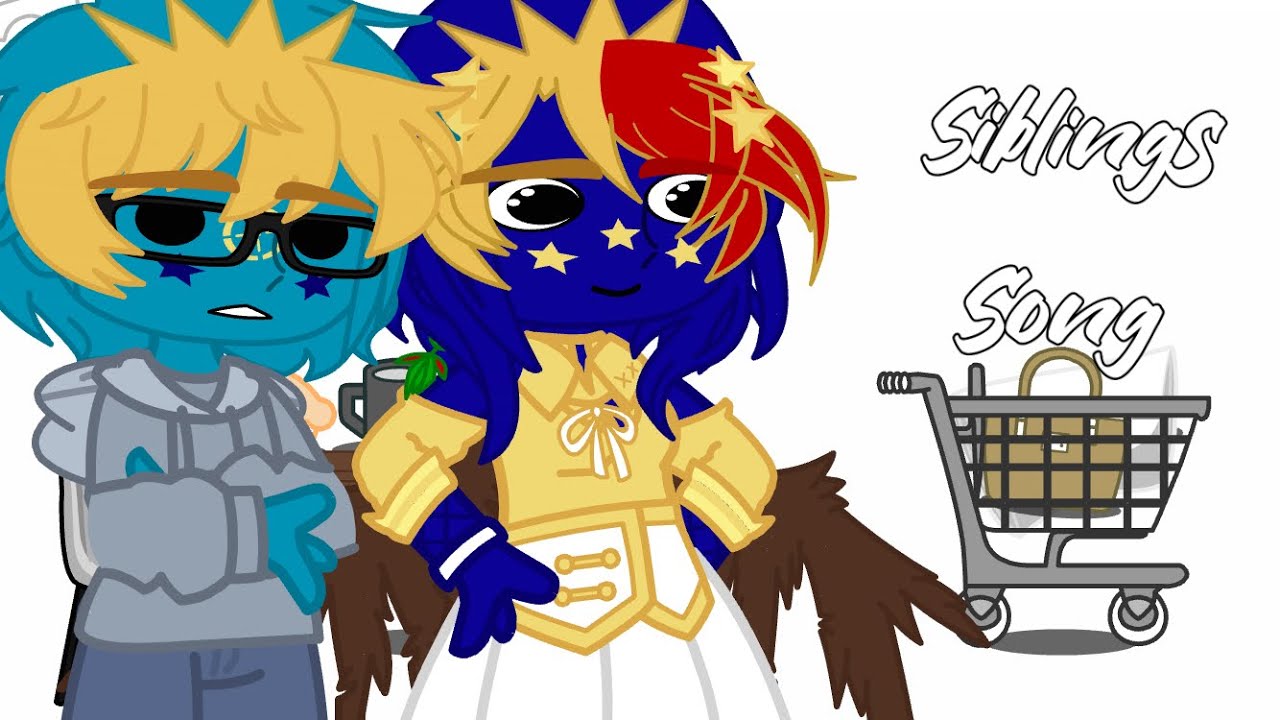 Siblings song|Ft.North & South Dakota + Montana|State Humans|Gacha Club ...