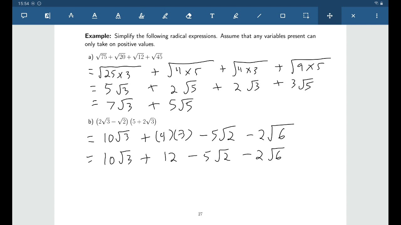 Math 107: Section R.8 (Part One) - YouTube