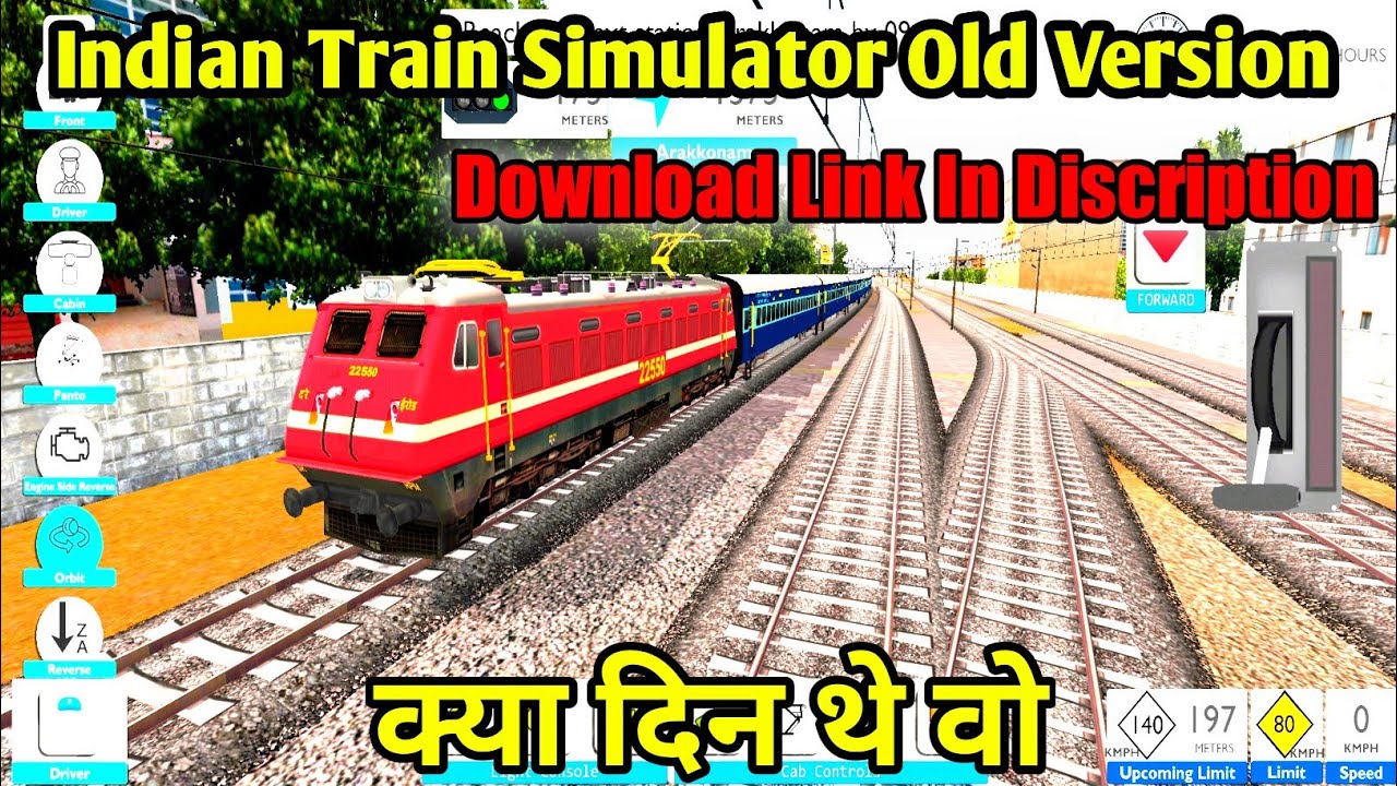 Indian Train Simulator old version gameplay | Indian Train Simulator ...
