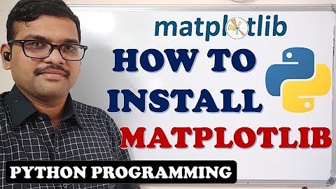 MATPLOTLIB LIBRARY - PYTHON PROGRAMMING - YouTube