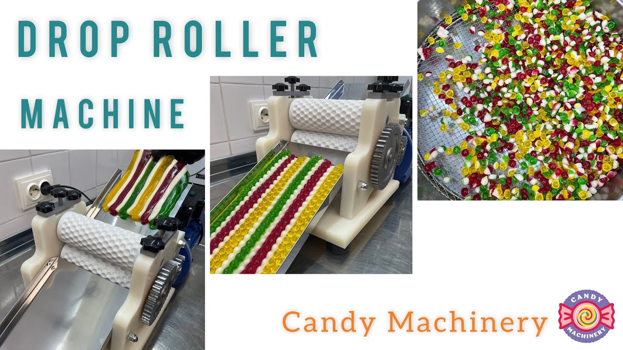 ELECTRIC DROP ROLLER MACHINE / ЭЛЕКТРИЧЕСКАЯ МАШИНА МОНПАНСЬЕ С ФОРМУЮЩИМИ РОЛИКАМИ В ВИДЕ ...