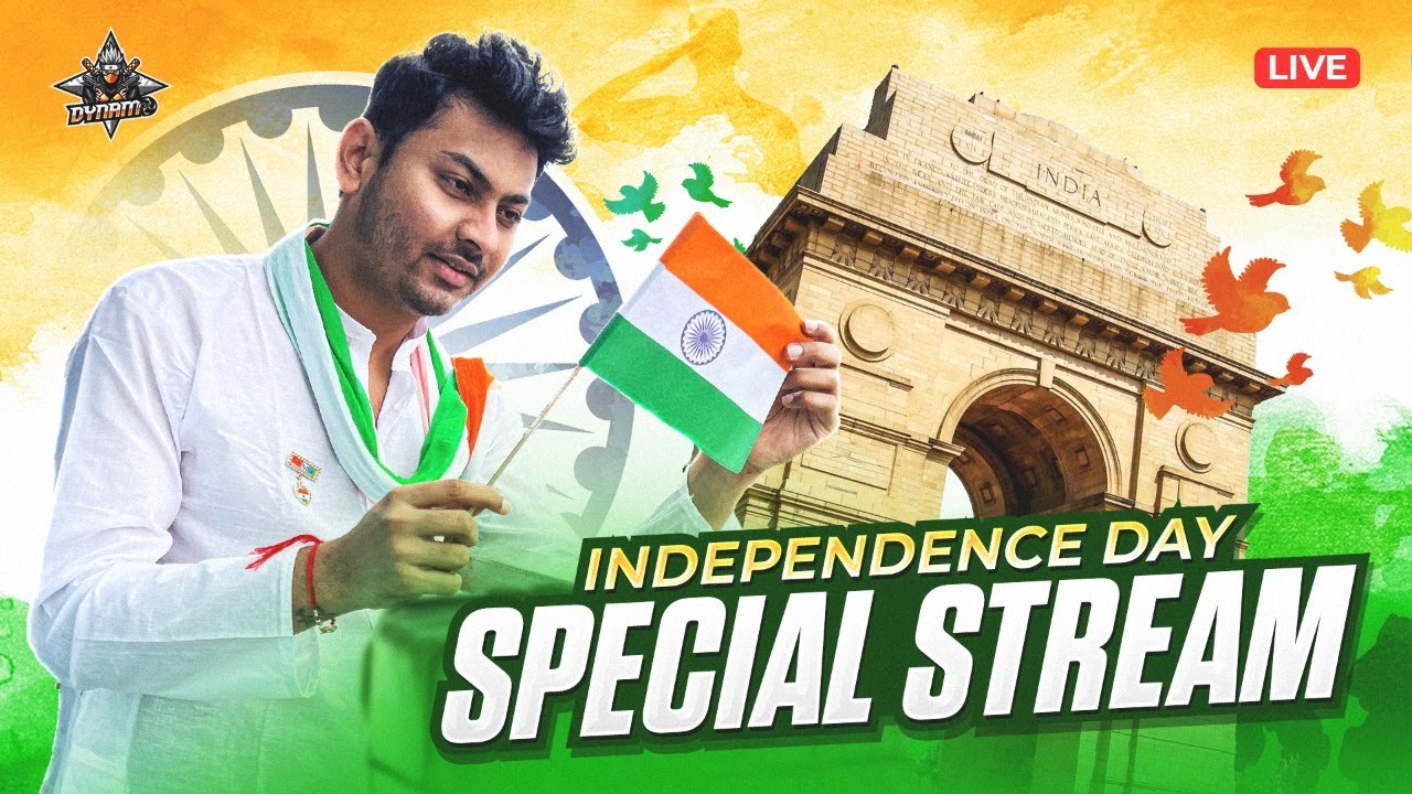 HAPPY INDEPENDENCE DAY 🇮🇳 | HYDRA DYNAMO IS LIVE 🔴 - YouTube