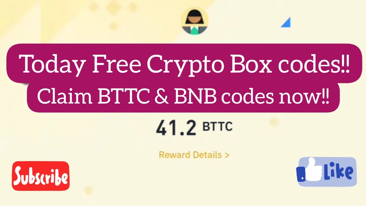 Today Binance FREE Crypto Box BTTC Codes! Get Your Binance Code NOW ...