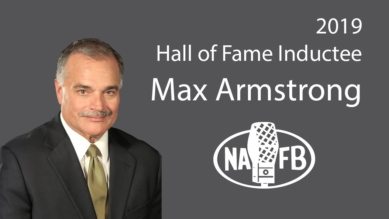 2019 NAFB Hall of Fame - Max Armstrong - YouTube