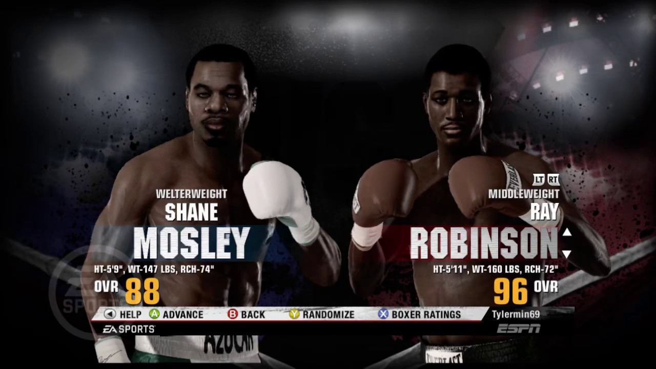 Sugar Shane Mosley vs Sugar Ray Robinson | Full Fight | Fight Night ...