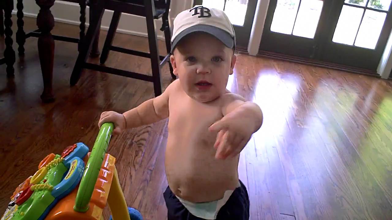 Caden's Walking Practice - YouTube