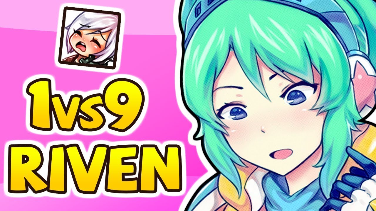 BoxBox - LEGIT 1v9 RIVEN PLAYS ALL DAY - YouTube