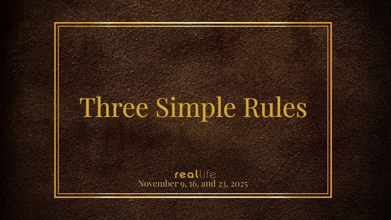 Three Simple Rules: Do Good - YouTube