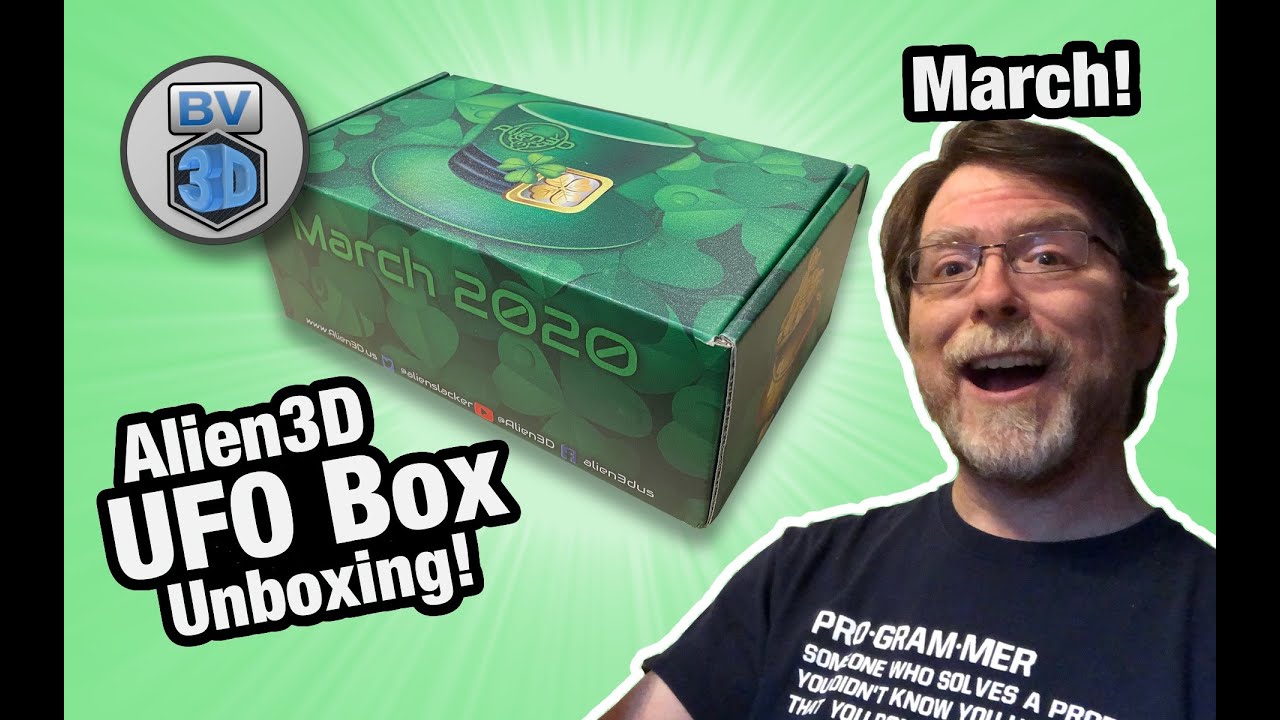 Unboxing the Alien3D UFO Mystery Box - March, 2020 - YouTube