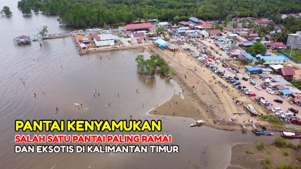 YANG LAGI HITS !! WISATA PANTAI KENYAMUKAN SANGATTA, KABUPATEN KUTAI ...