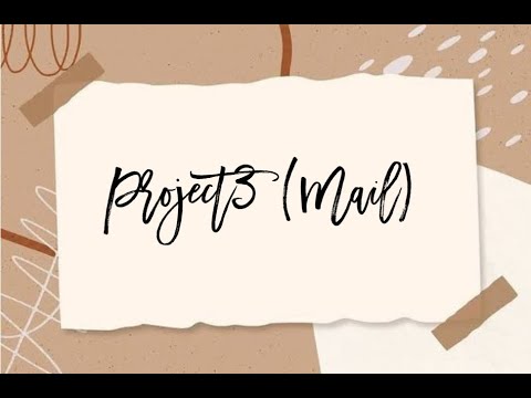 Project 3(Mail) cs50 Web Programming with Python and Javascript. - YouTube