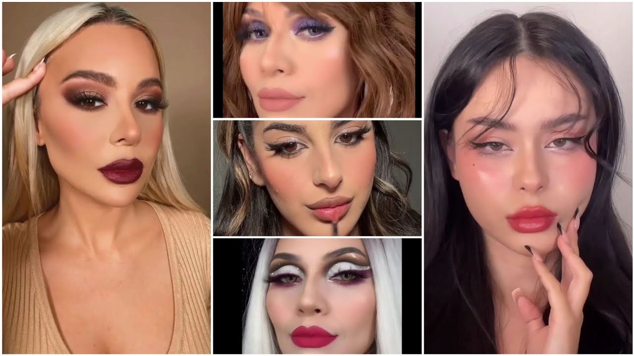 Trendy makeup of November 💋🌻💞💄💦 - YouTube
