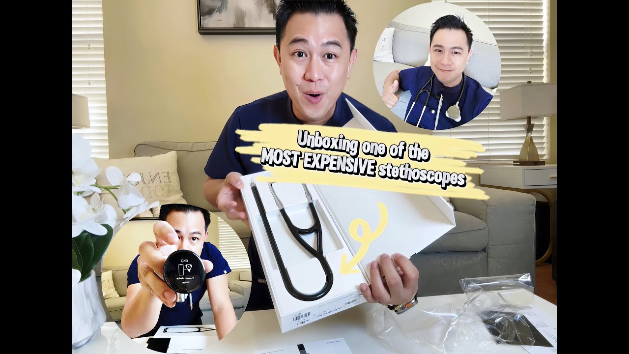Unboxing one of the most expensive stethoscopes with AI-Assisted ...