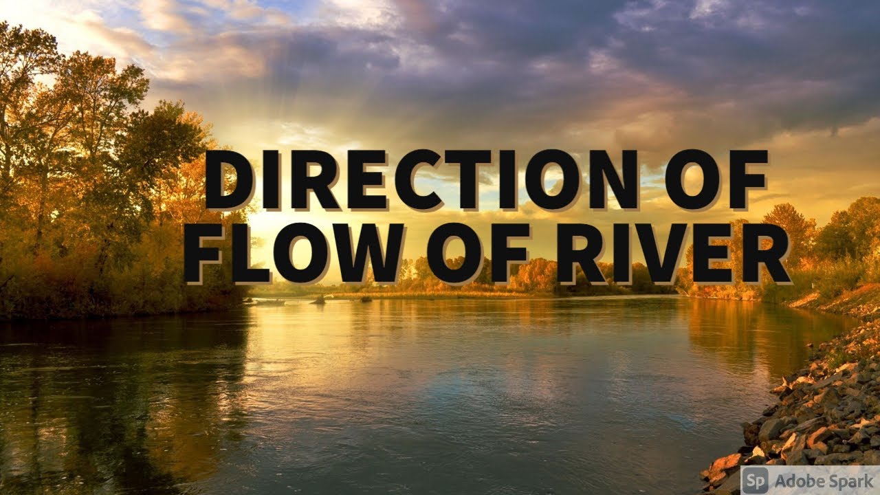 How to find out the Direction of flow of river on a toposheet #icse # ...