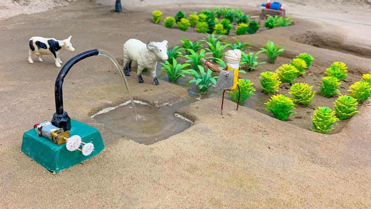 Top diy making mini water pump science project | - YouTube