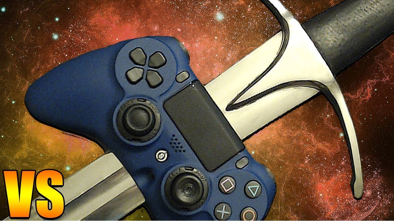 Sword VS Controller! | RIP My Old Scuf Controller... - YouTube