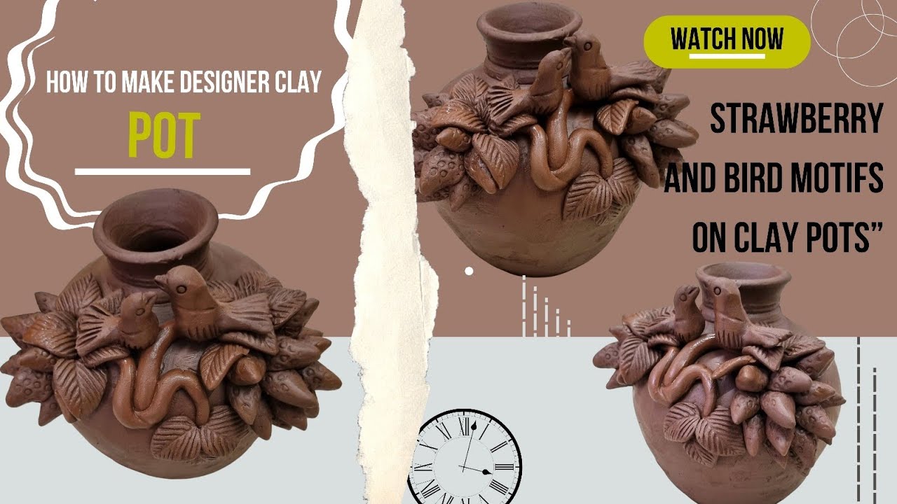 Crafting Beautiful Handmade Designer Pots | Step by Step Guide for ...
