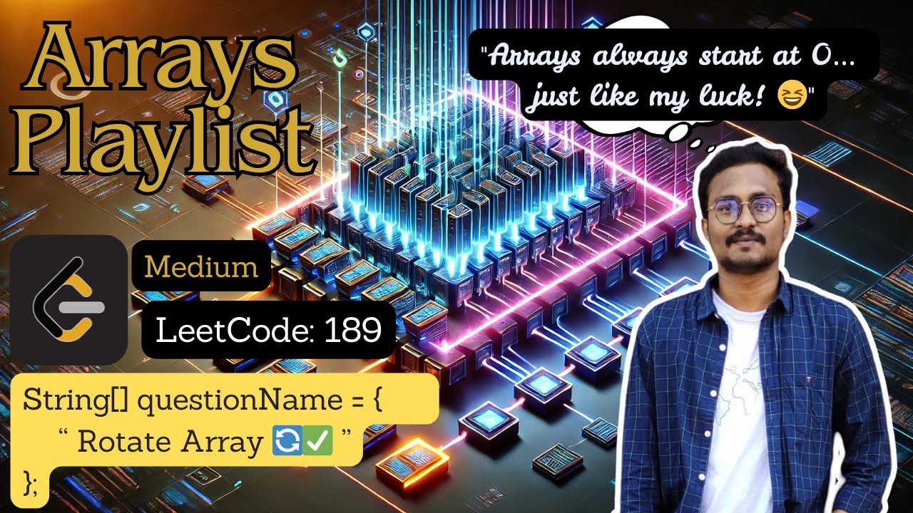 LeetCode 189 | Rotate Array 🔄 | Array | 🟠 Medium - YouTube